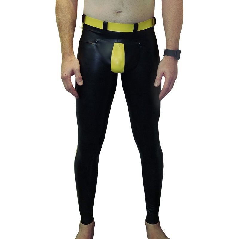 rubber Codpiece Jeans