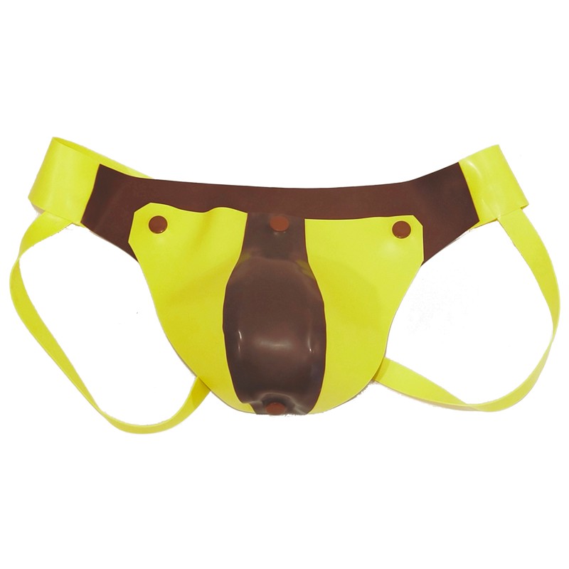 Detachable Jock - Brown and yellow