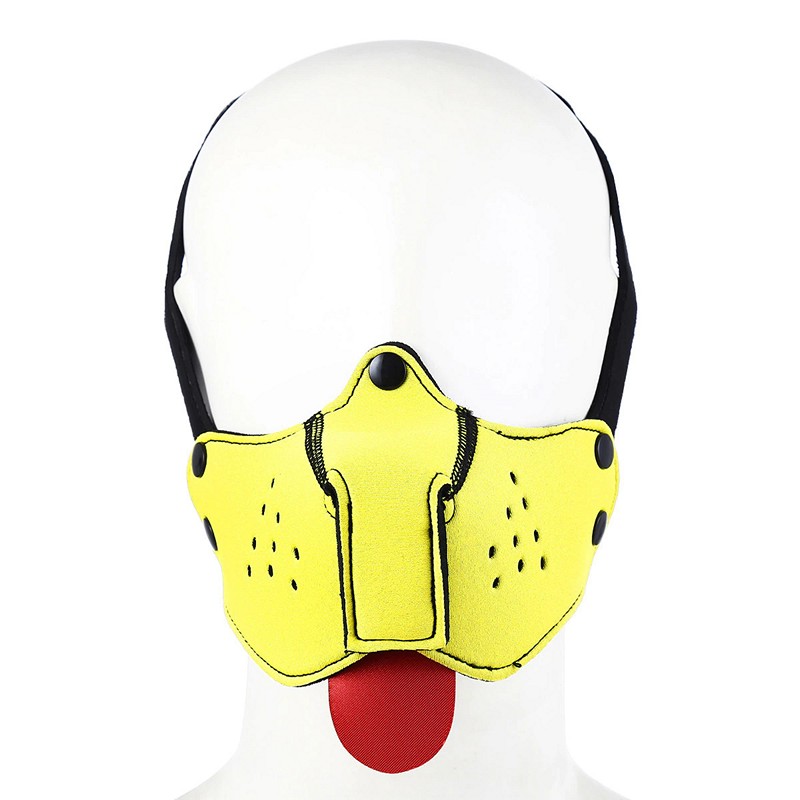 Pup snout mask - yellow