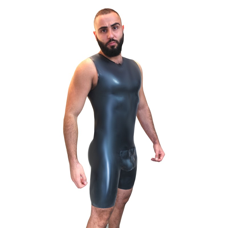 Backless codpiece surf suit