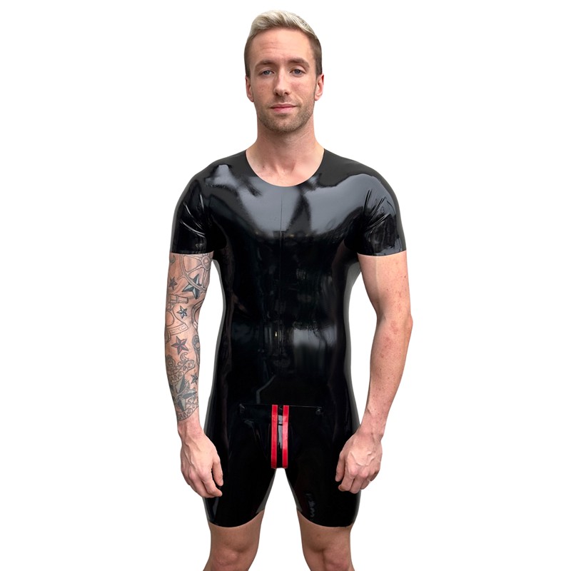 Codpiece crew neck surf suit