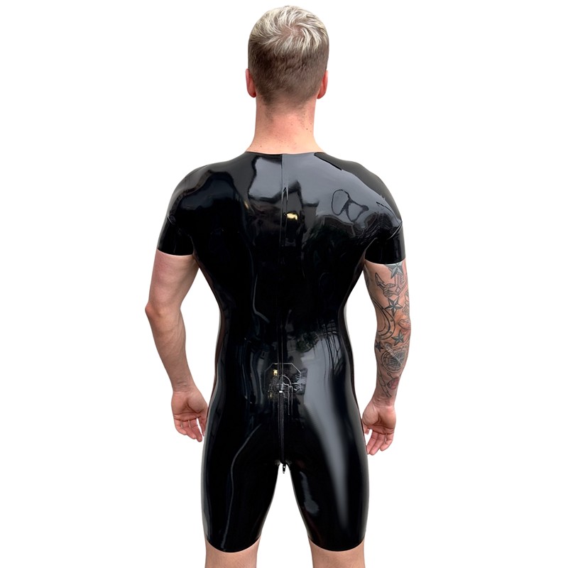 Codpiece crew neck surf suit