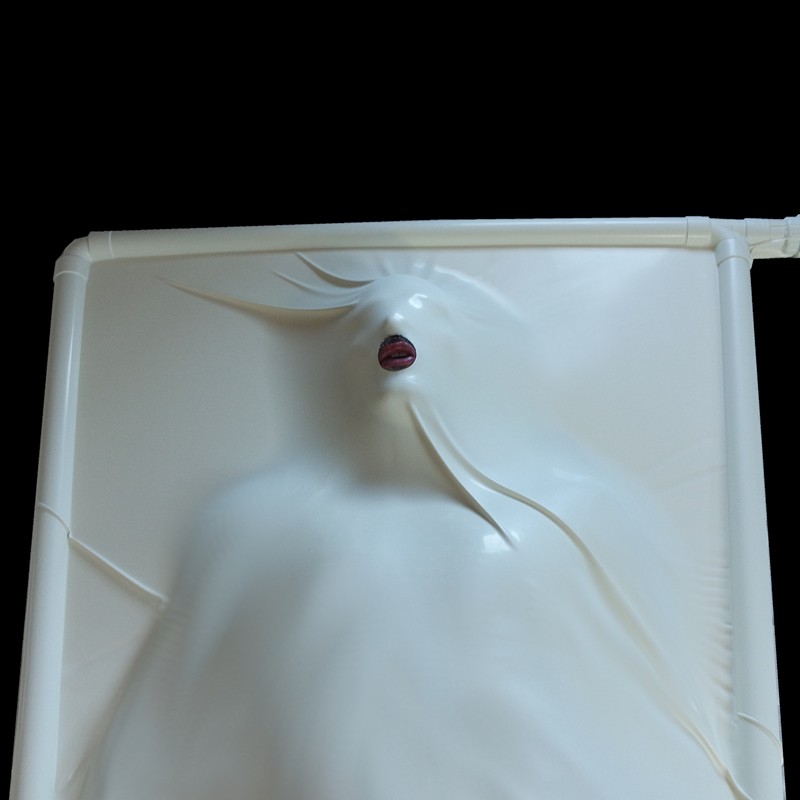 rubber Vacbed full kit includes frame and valve